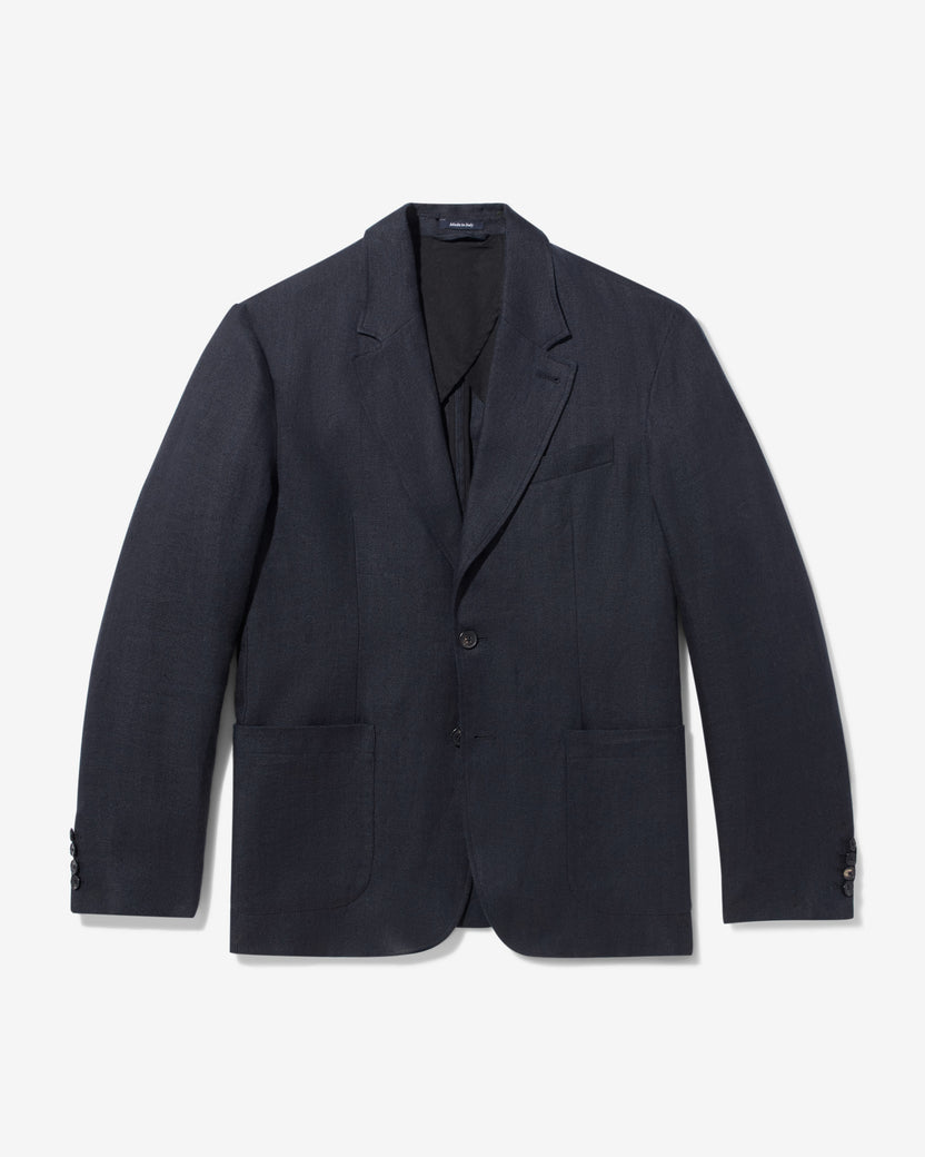 Herringbone Linen Sack Jacket - Noah