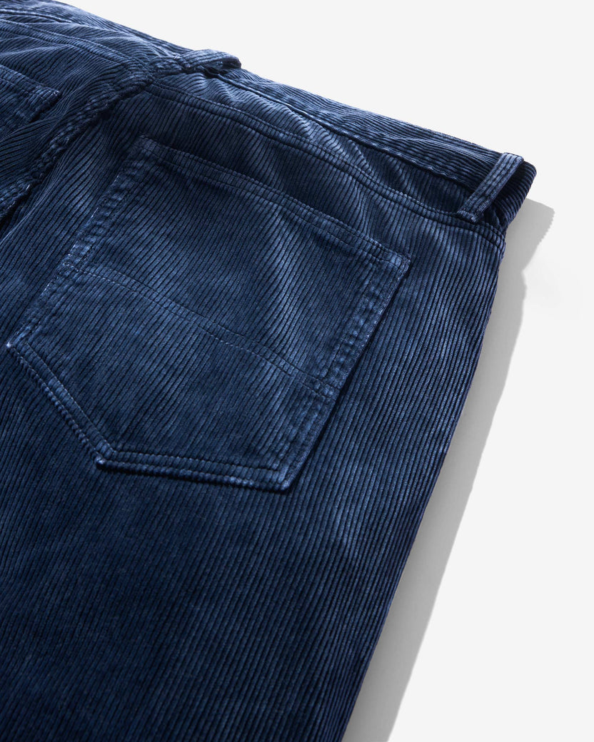 Pleated Salt Wash Corduroy Pant - Noah